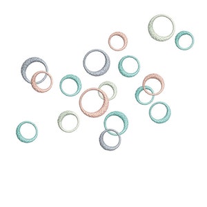 Floating Bubbles Machine Embroidery Design - 4 Sizes - INSTANT DOWNLOAD ...