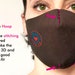 Face Mask Machine Embroidery Design Mask in the Hoop 5 Sizes - Etsy