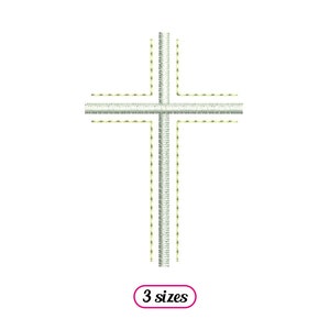 Mini Christian Cross Embroidery Design Religious Cross Religion Baptism ...