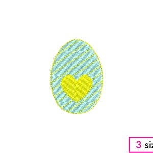 Mini Easter Egg Machine Embroidery Design Cute Painted - Etsy