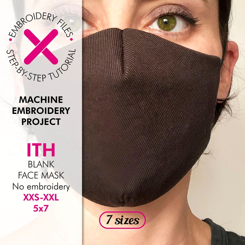 Embroidery Face Mask - Etsy
