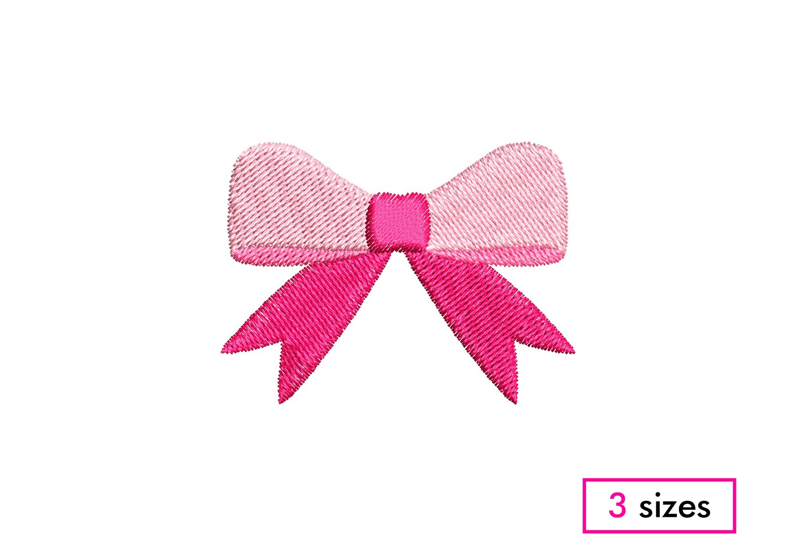 Mini Ribbon Bow Machine Embroidery Design Gift Ribbon Bow - Etsy