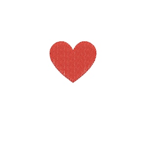 Mini Heart Machine Embroidery Design – Heart Shape – Fill Stitch Hearts ...