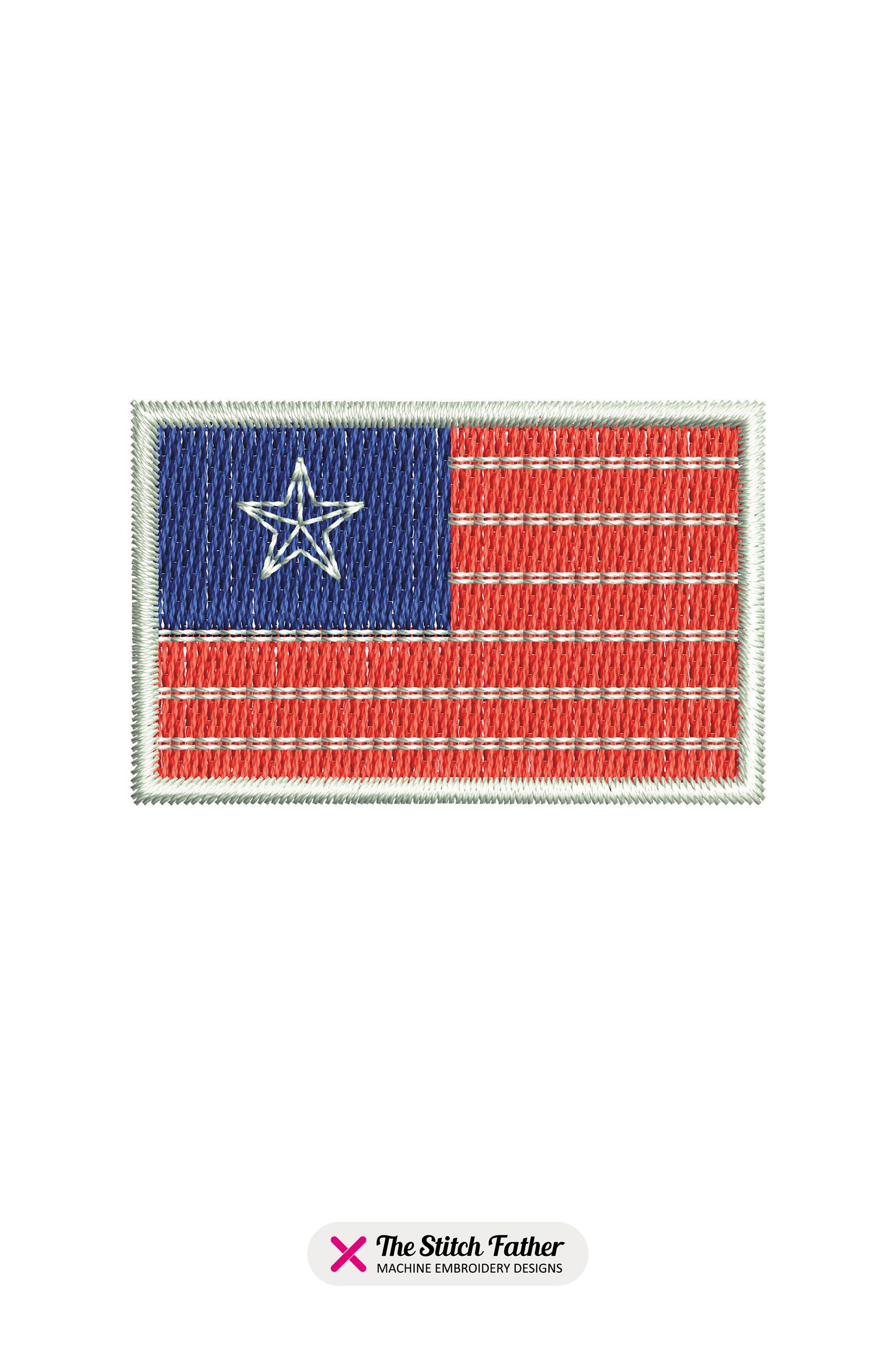 Mini American Flag Machine Embroidery Design – Tiny United States Flag ...