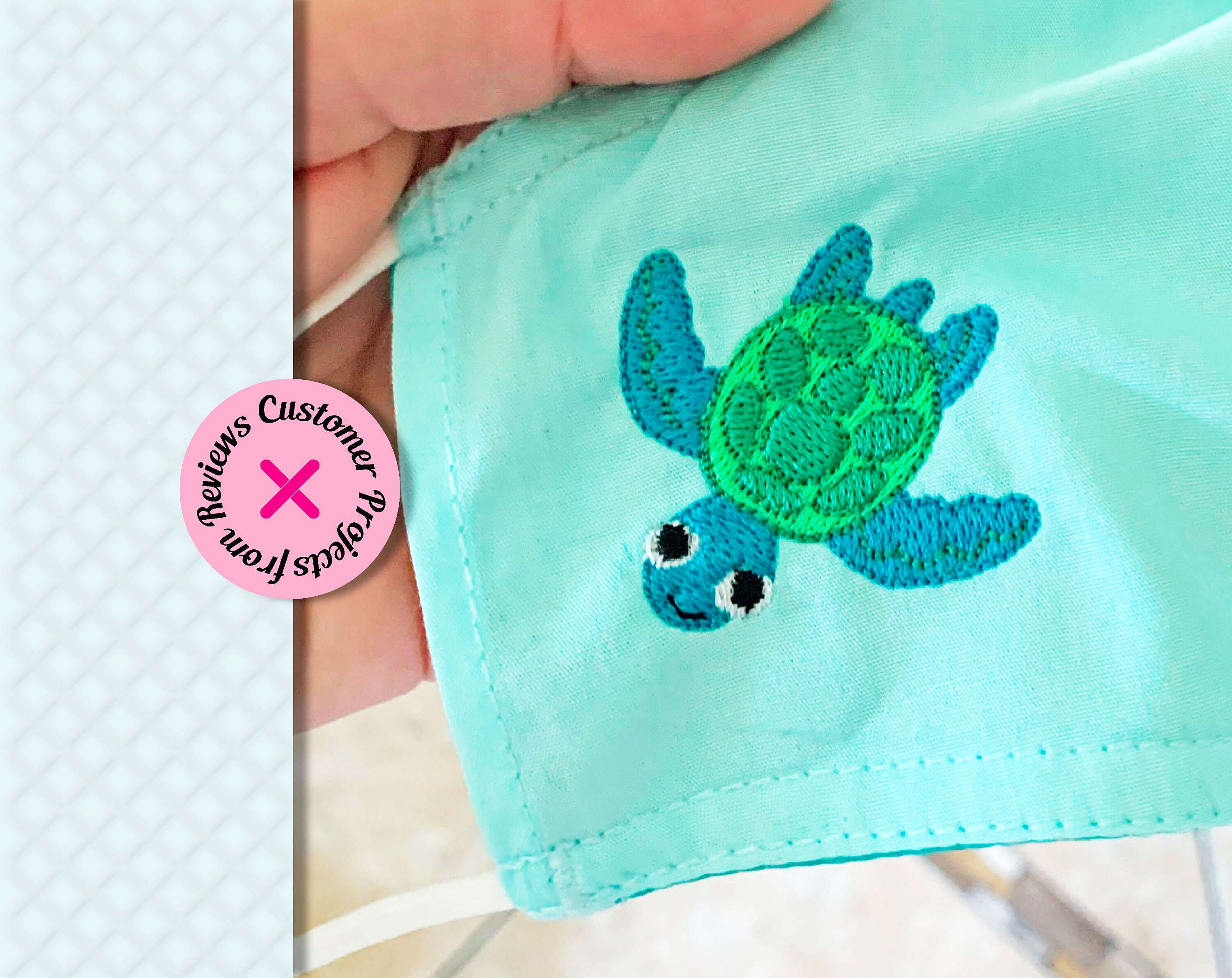 Mini Turtle Machine Embroidery Design Cute Smiling Turtle - Etsy