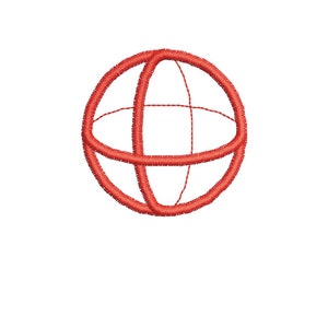 Mini Sphere Machine Embroidery Design – Geometric Shape – Geometrical ...