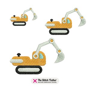 Mini Construction Set Machine Embroidery Designs – Dump Truck ...
