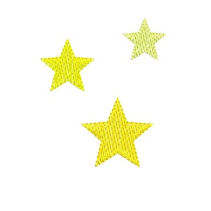 Mini Stars Machine Embroidery Design Tiny Stars Night - Etsy