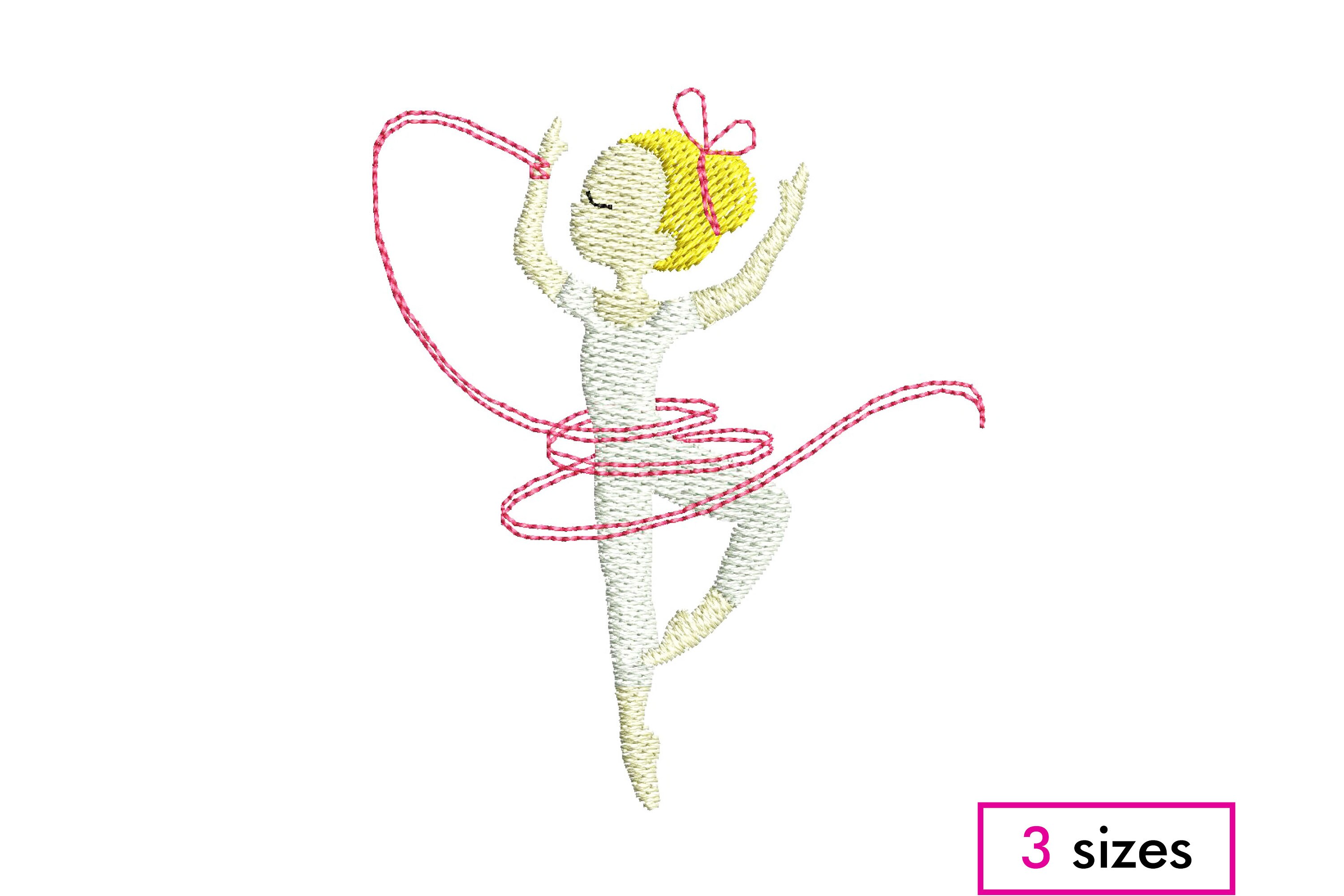Mini Ballerina Dancer Machine Embroidery Design Ballerina - Etsy