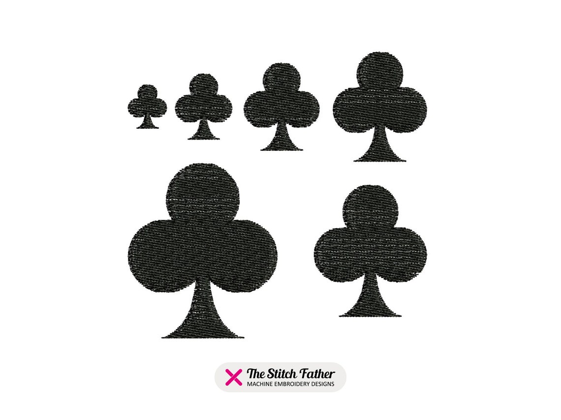 Mini Cards Suits Set Machine Embroidery Designs – Spades, Hearts ...