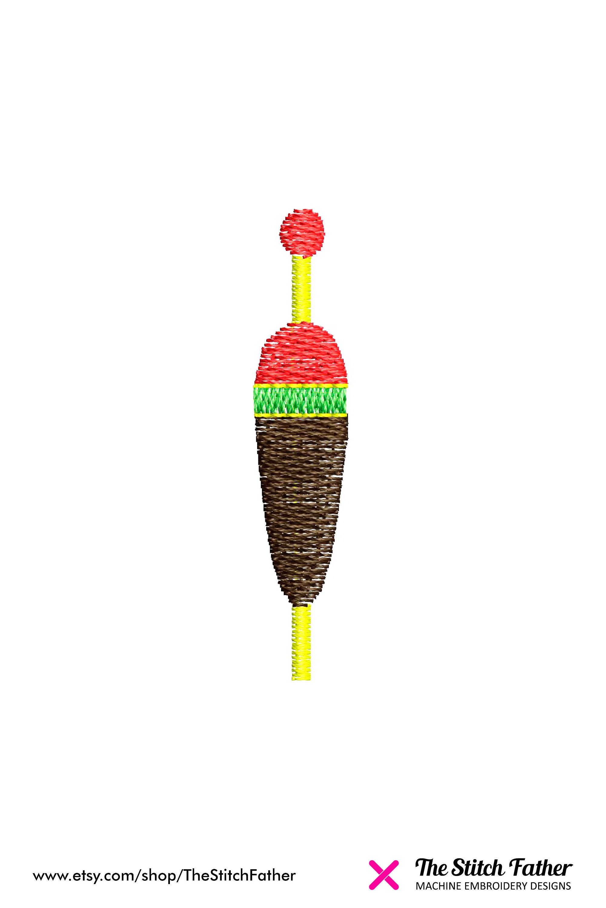 Mini Fishing Float Embroidery Design Floats Bobbers - Etsy