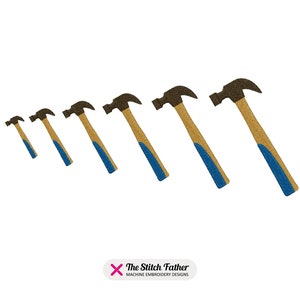 Claw Hammer Machine Embroidery Design - 6 Sizes - INSTANT DOWNLOAD ...