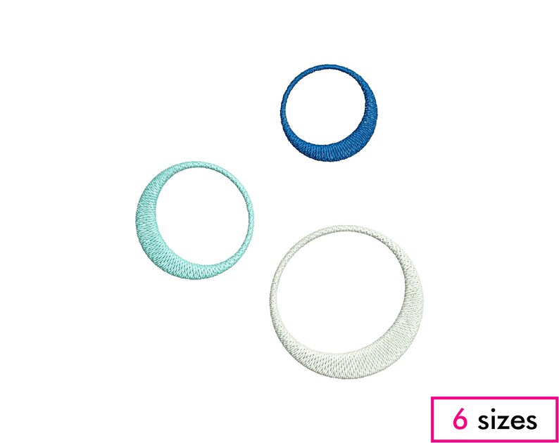 Mini Bubbles Machine Embroidery Design 6 Sizes INSTANT - Etsy