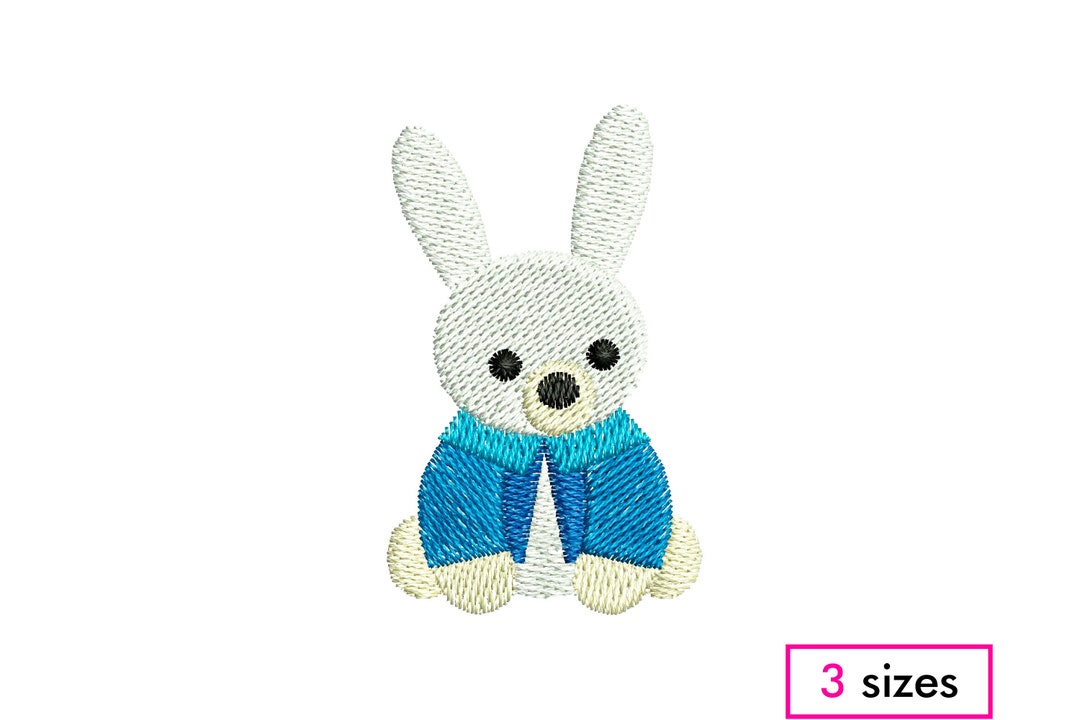 Mini Peter Rabbit Machine Embroidery Design Cute Baby Peter - Etsy