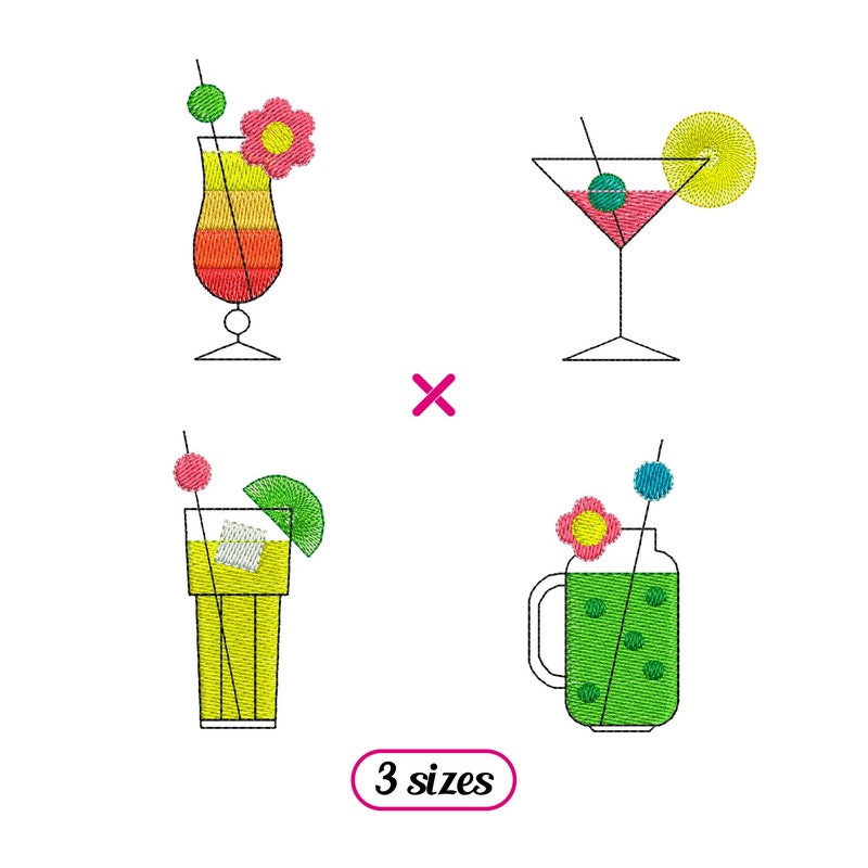 Alcohol Embroidery - Etsy