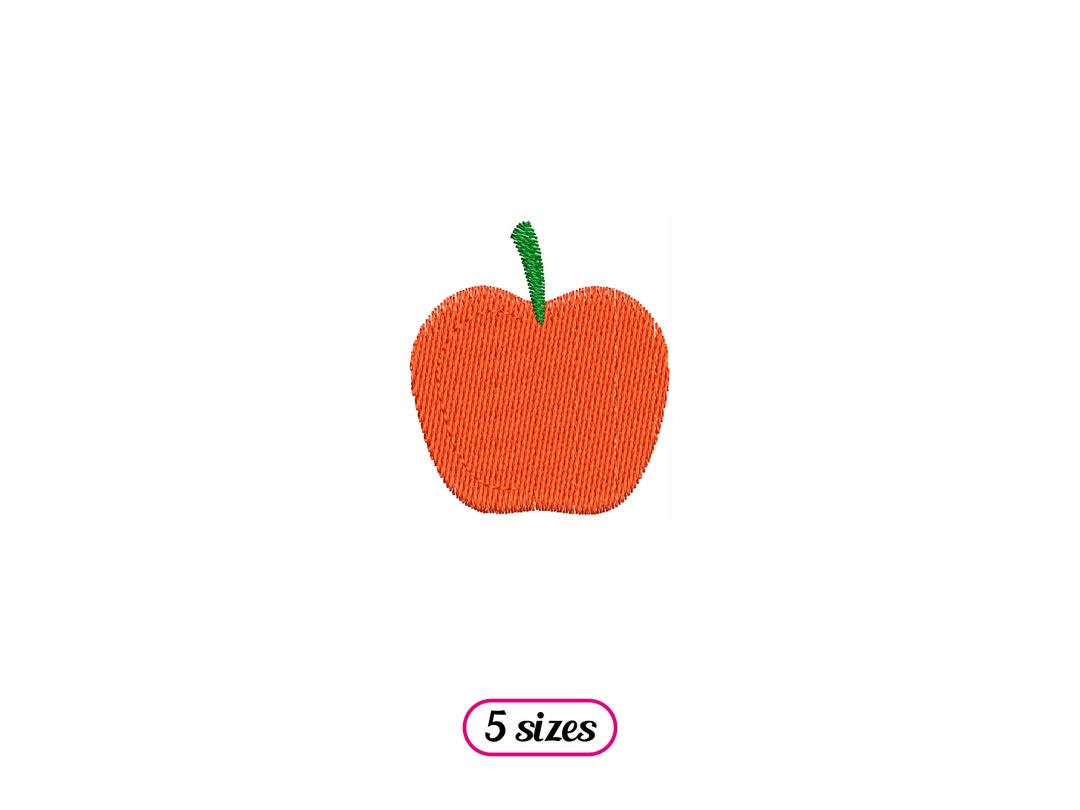 Mini Apple Fruit Machine Embroidery Design - 5 Sizes - INSTANT DOWNLOAD ...