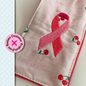 Mini Cancer Awareness Ribbon Machine Embroidery Design - Etsy