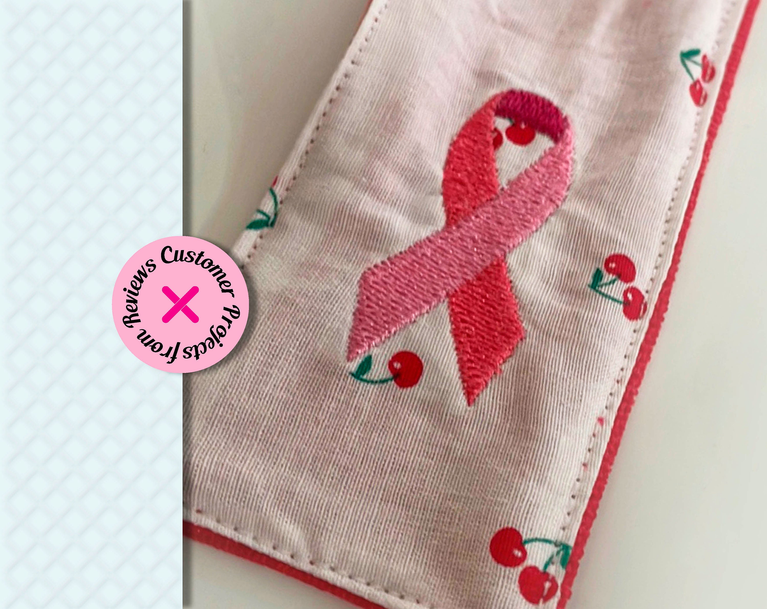 Mini Cancer Awareness Ribbon Machine Embroidery Design - Etsy