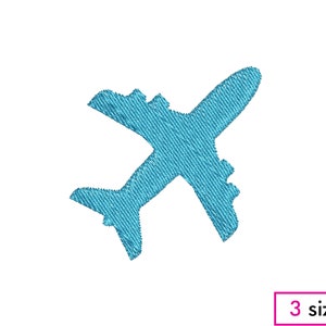 Mini Plane Silhouette Machine Embroidery Design Mini Airplane Aerospace ...