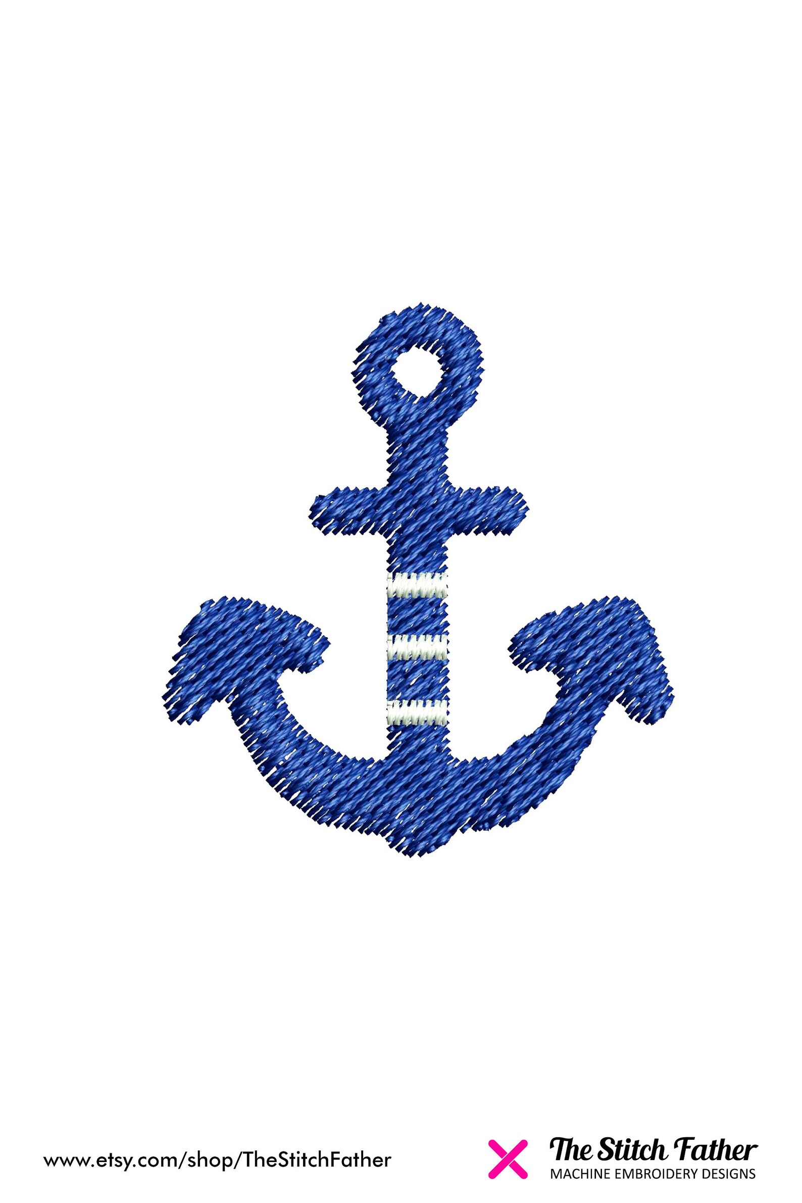 Mini Anchor Machine Embroidery Design Nautical Pattern Sea - Etsy