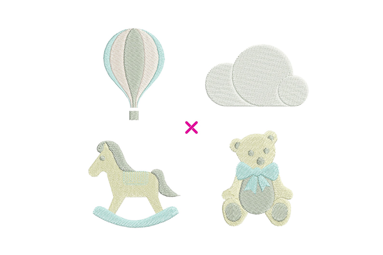 Baby Machine Embroidery Design Set Newborn Girl Boy - Etsy