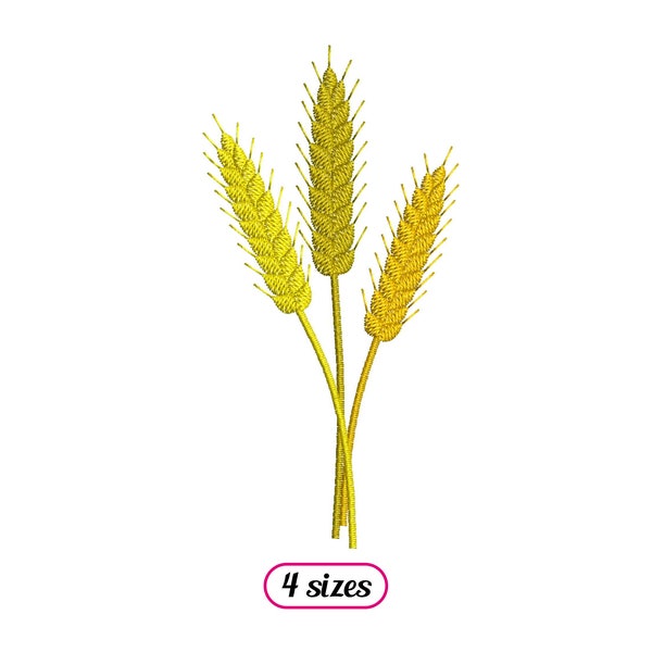 Wheat Embroidery - Etsy