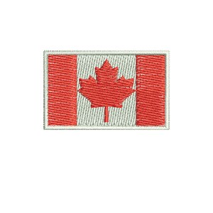 Mini Canada Flag Maple Leaf Machine Embroidery Design - 6 Sizes ...