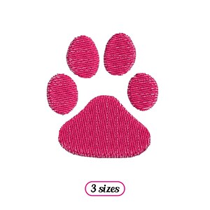 Mini Dog Print Machine Embroidery Design Pet Dog Paw Print Cute Dog ...