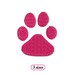 Mini Dog Print Machine Embroidery Design Pet Dog Paw Print Cute Dog ...