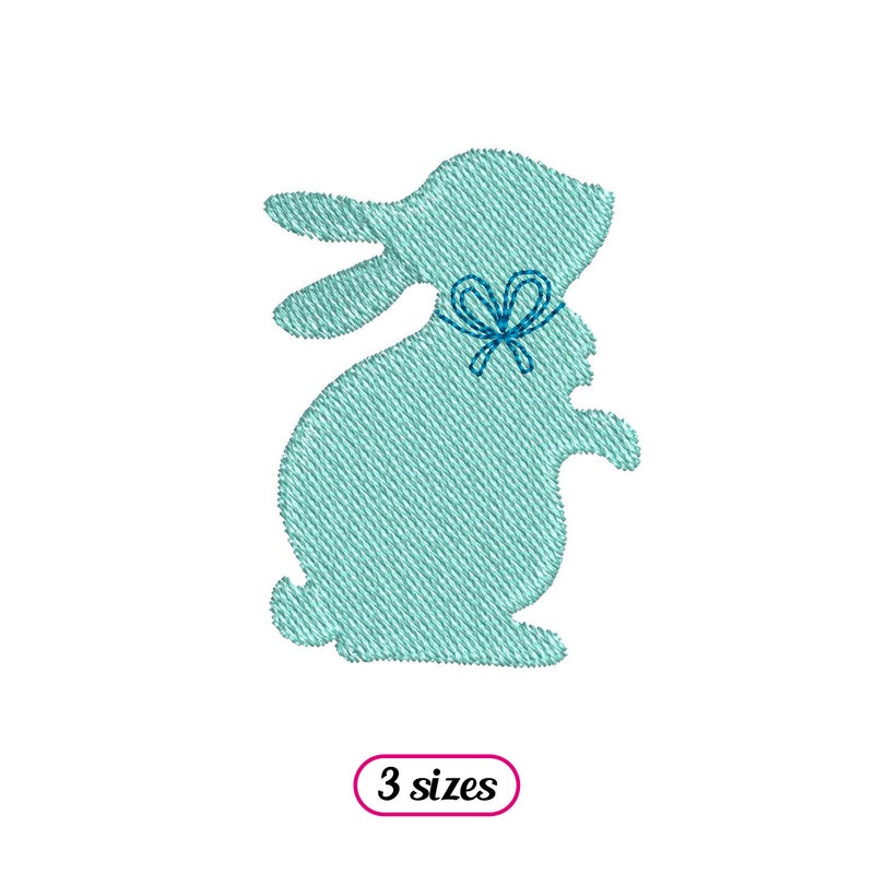 Bunny Embroidery Design - Etsy