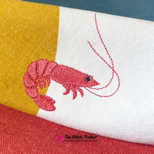 Shrimp Machine Embroidery Design - 4 Sizes - INSTANT DOWNLOAD - Etsy