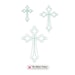 Mini Christian Cross Set Machine Embroidery Designs - 3 Sizes - INSTANT ...