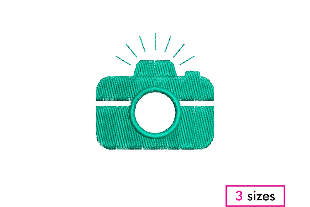 Mini Camera Machine Embroidery Design Photo Camera Silhouette Camera ...