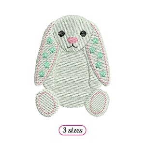 Mini Rabbit Machine Embroidery Design – Cute Toy Rabbit – Soft Toy ...