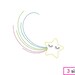 Mini Shooting Star Line Machine Embroidery Design Cute - Etsy