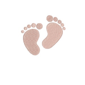 Mini Baby Feet Machine Embroidery Design – Cute Tiny Footprints – Small ...
