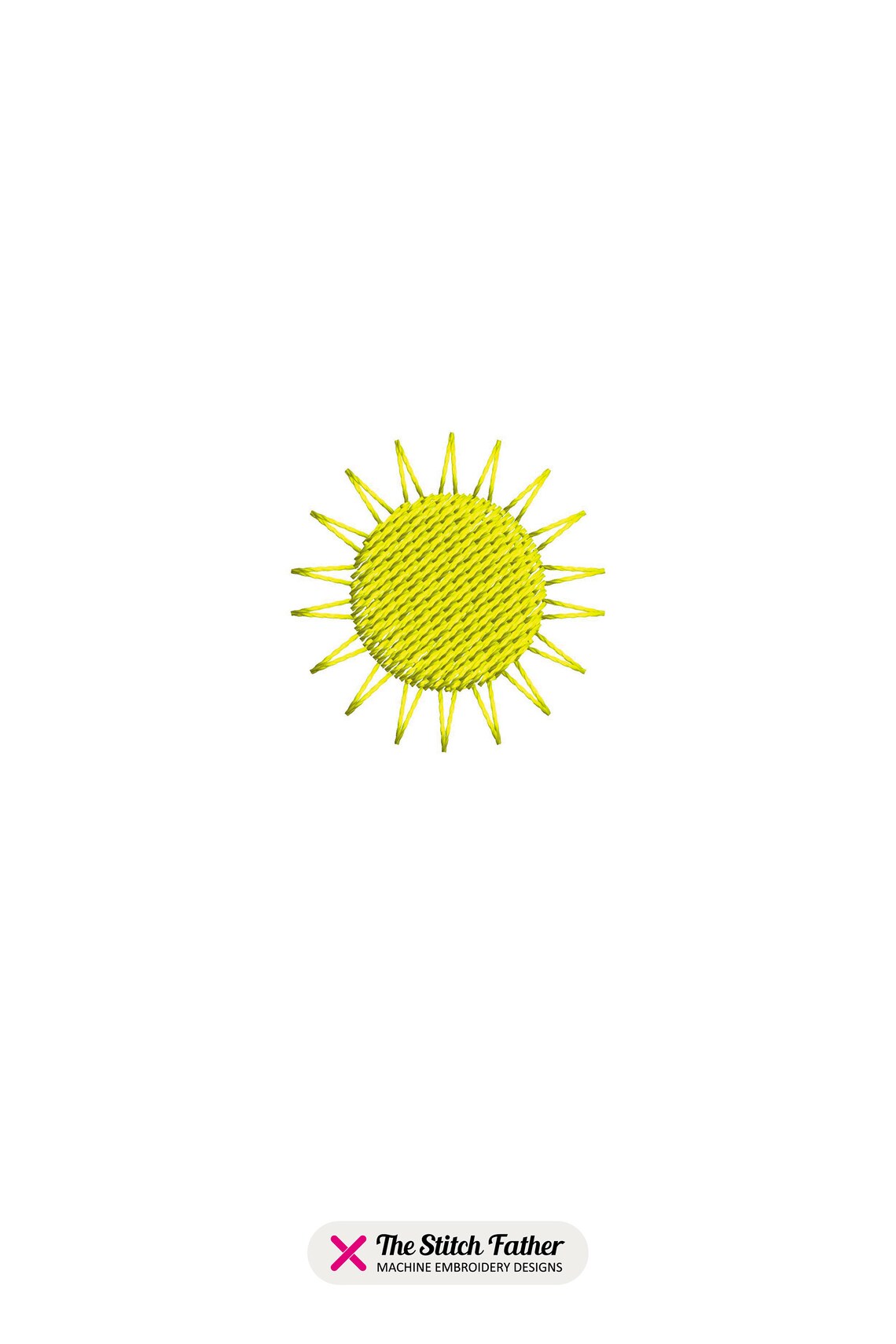 Mini Sun Machine Embroidery Design – Cute Small Sun Fill Stitch – Sunny ...