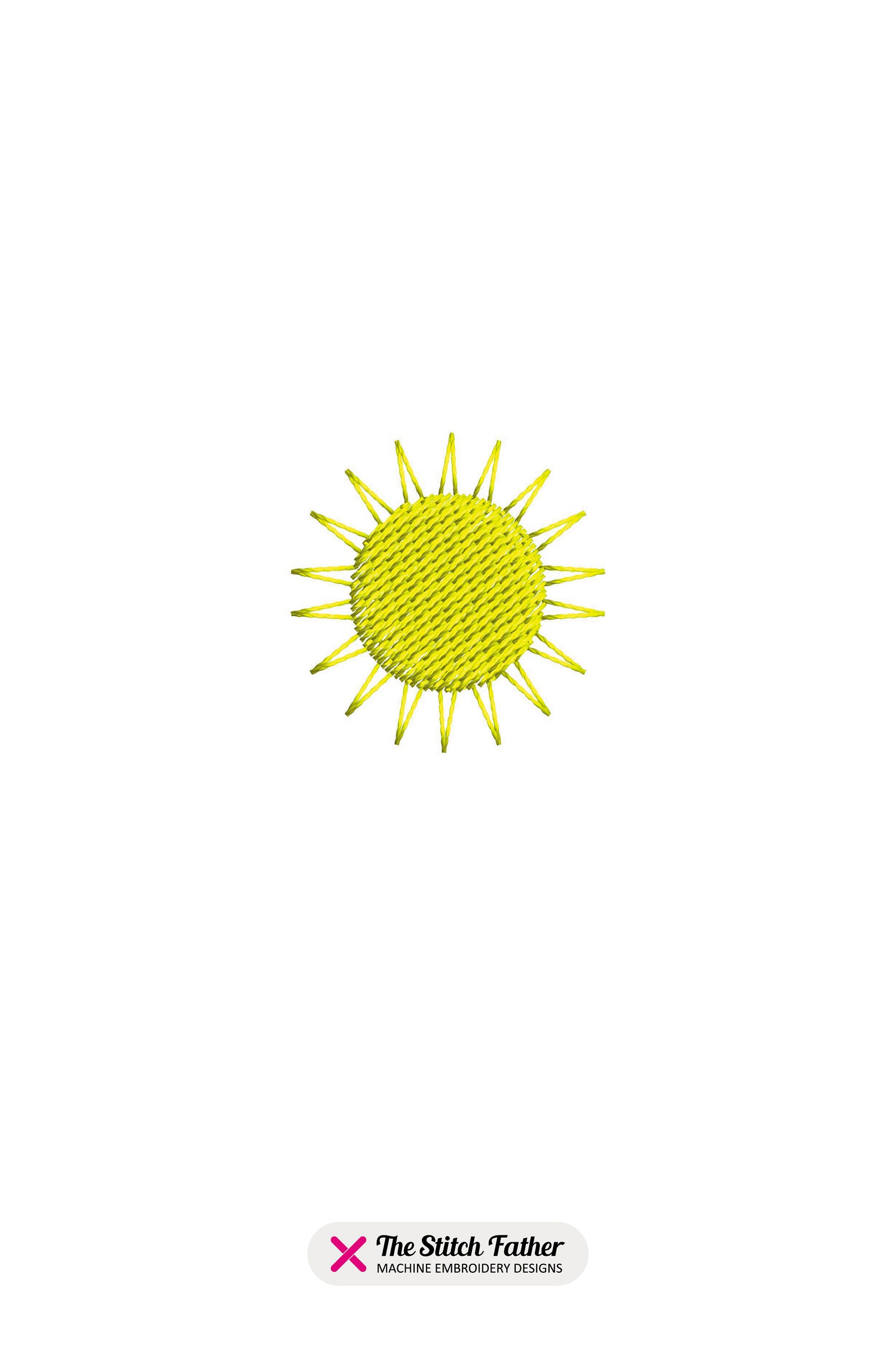 Mini Sun Machine Embroidery Design – Cute Small Sun Fill Stitch – Sunny ...