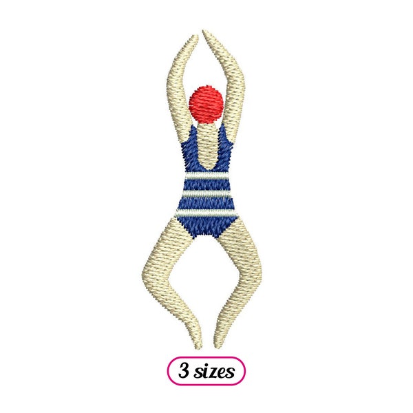 Swim Embroidery - Etsy