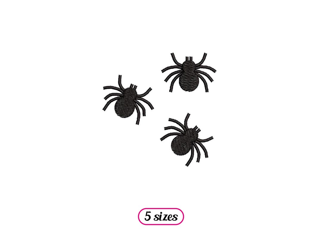 Spiders Machine Embroidery Design 5 Sizes INSTANT DOWNLOAD - Etsy