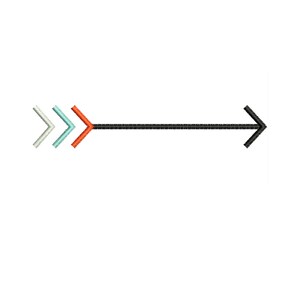 Tricolor Arrow Machine Embroidery Design - 6 Sizes - INSTANT DOWNLOAD ...