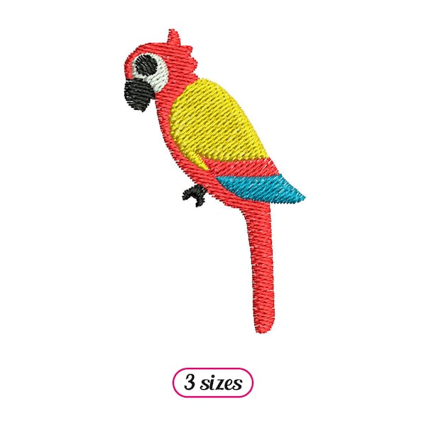 Parrot Embroidery - Etsy