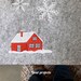 Snowy Mountain House in the Winter Machine Embroidery Design - 5 Sizes ...
