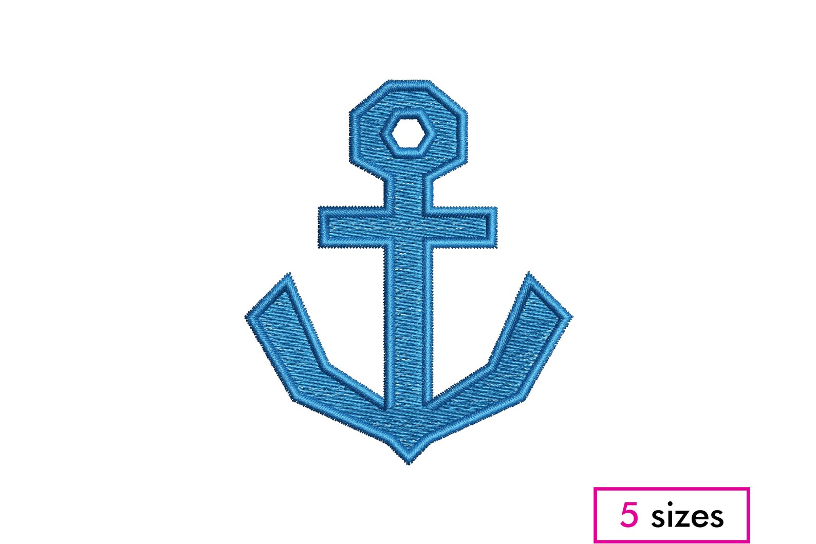 Anchor Embroidery Design Mini Anchor Nautical Embroidery Sea | Etsy