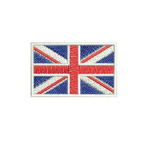 Mini UK Flag Machine Embroidery Design United Kingdom Flag - Etsy