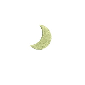 Mini Moon Machine Embroidery Design – Tiny Crescent Moon – Small Moon ...