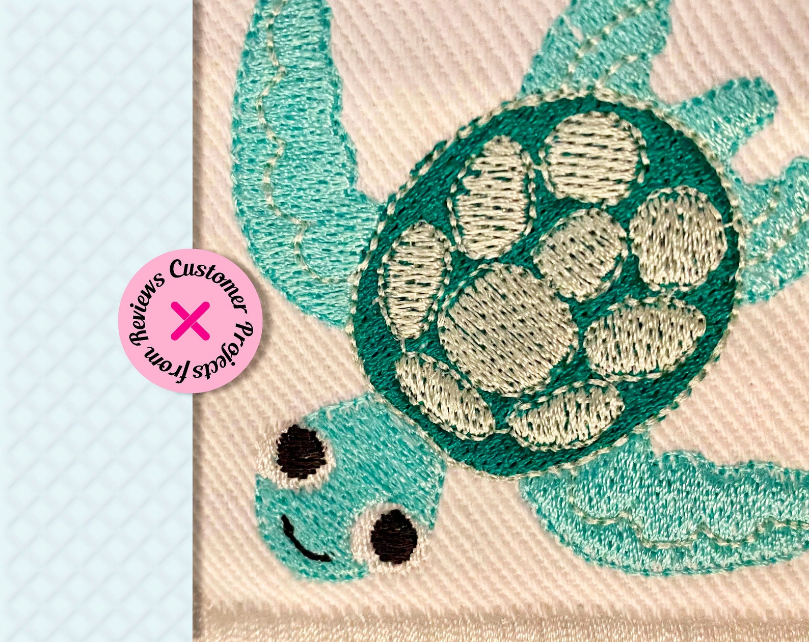 Mini Turtle Machine Embroidery Design Cute Smiling Turtle - Etsy