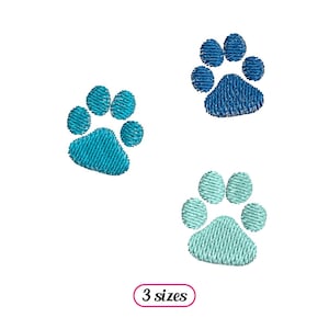 Mini Dog Prints Machine Embroidery Design – Small Dog Paw Prints ...