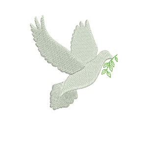 Dove of Peace Machine Embroidery Design - 5 Sizes - INSTANT DOWNLOAD - Etsy