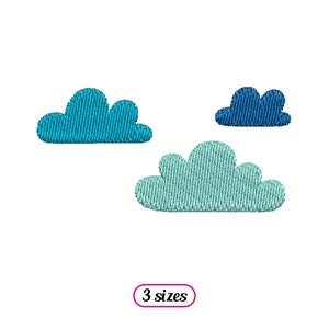 Mini Clouds Machine Embroidery Design – Cute Clouds – Cloudy Sky ...